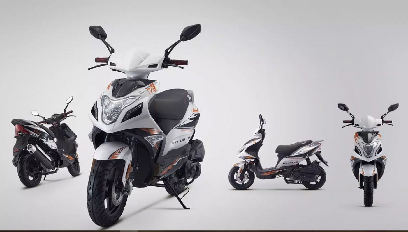 Leeway R8 50cc Euro 5 12″ Wheels Fuel Injected In Stock – The Scooter ...