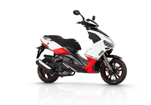 Lexmoto Diablo 50cc Scooter Euro 5 In Stock – The Scooter Warehouse