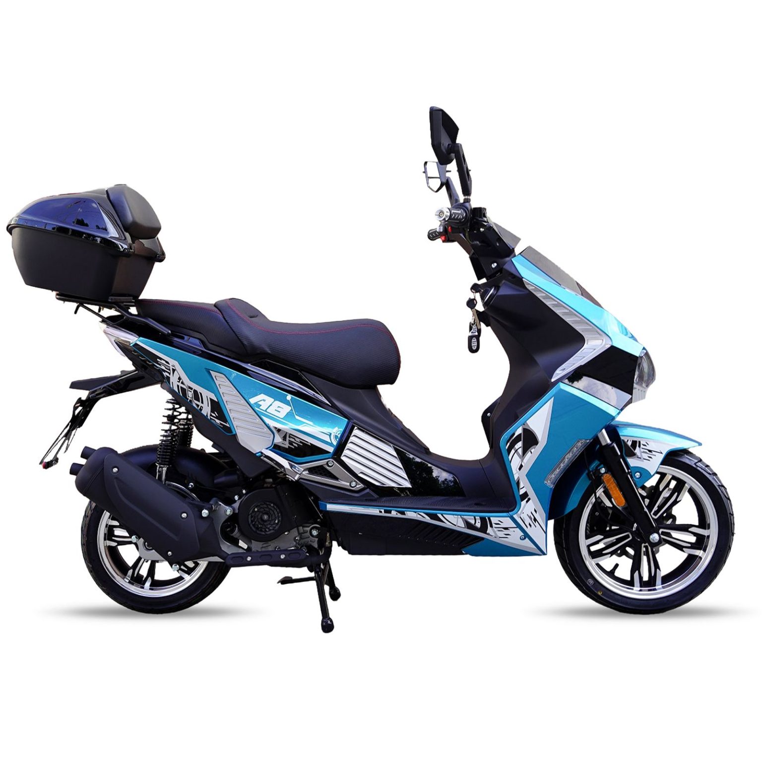 Leeway Stealth 125cc Euro 5 EFi In Stock With Free Rear Rack & Top Box ...